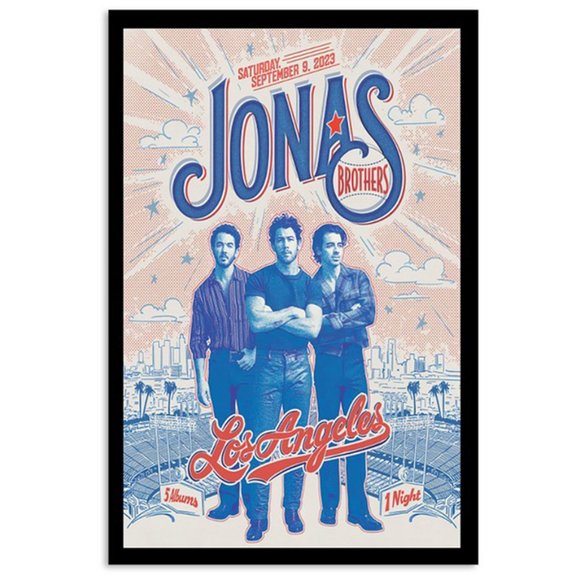 Art | Jonas Brothers Dodger Stadium Los Angeles Ca Sept 9 223 Poster ...